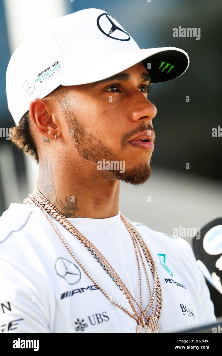 HAMILTON Lewis (gbr) Mercedes W08 Hybrid EQ Power+ team Mercedes GP ...