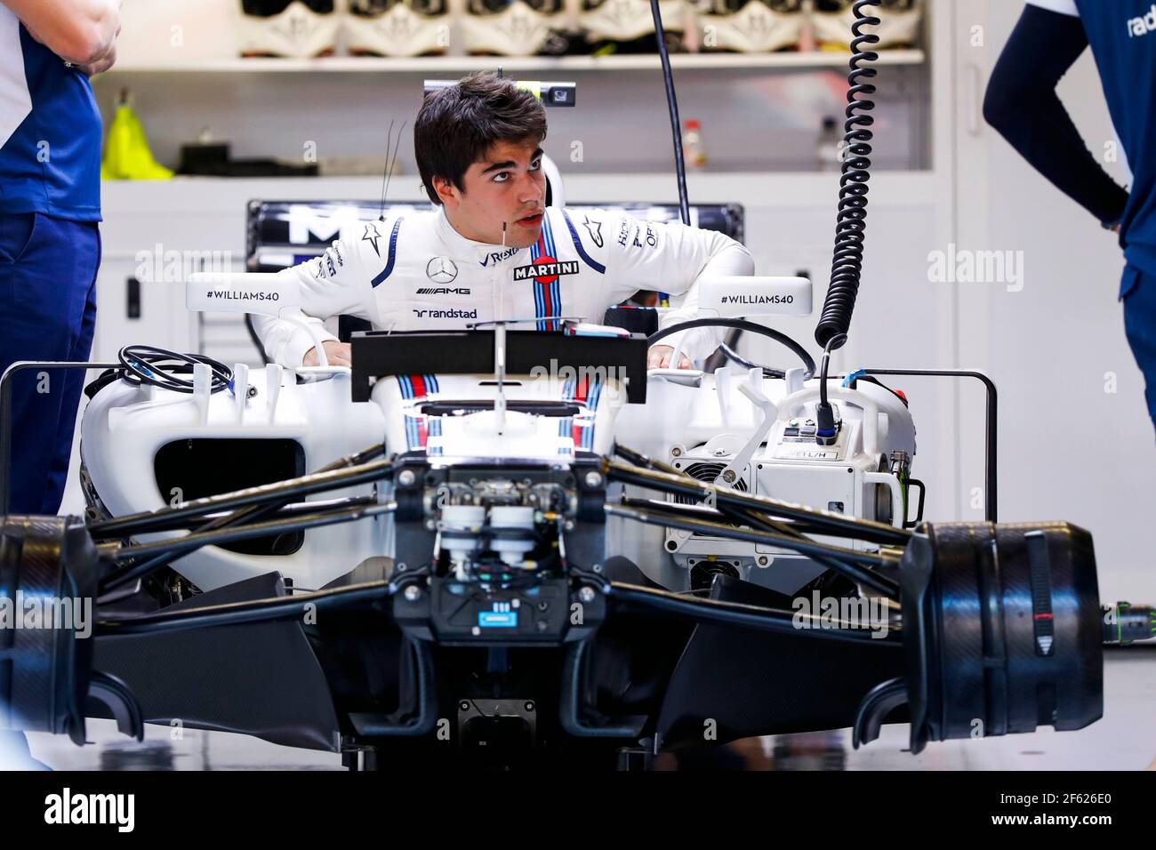 The circuit catalunya grand stand at the catalunya circuit hi-res stock ...