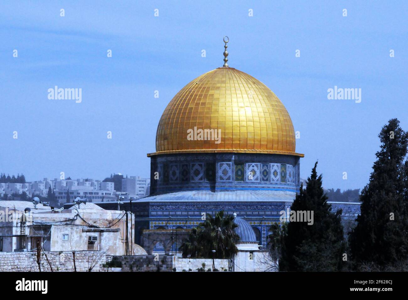 Jerusalem: Dome of the Rock on the Temple Mount Stock Photo - Alamy