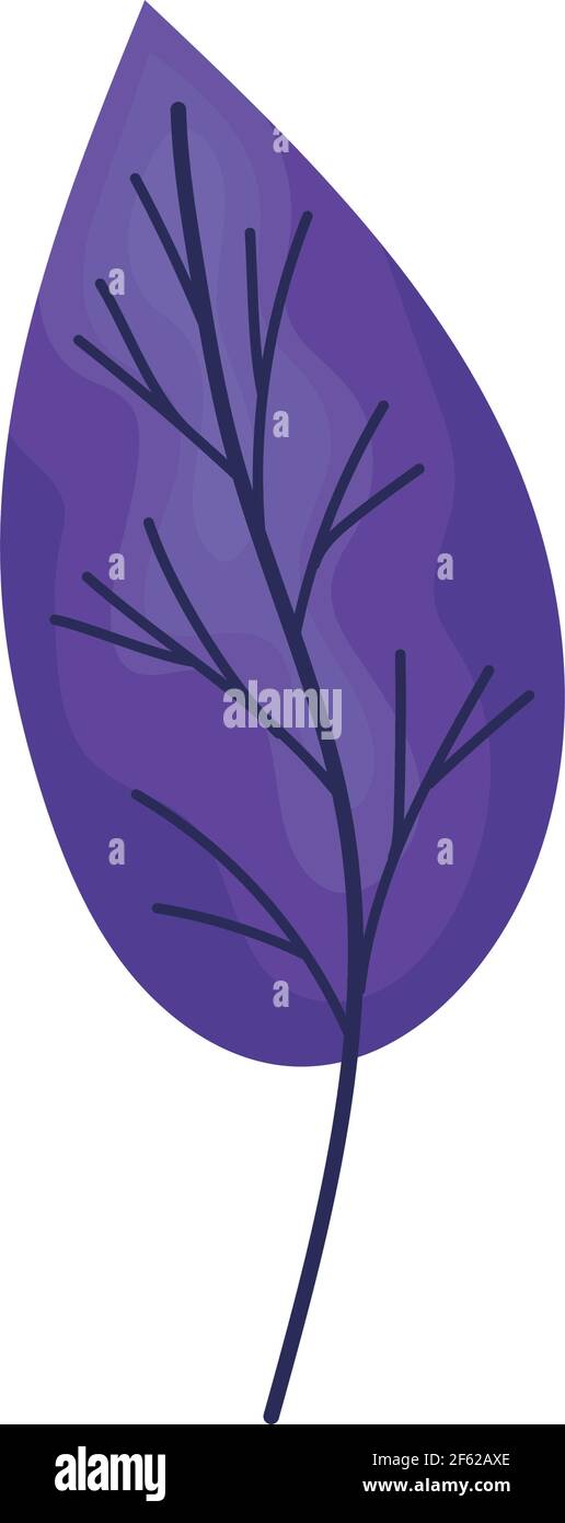 purple leaf illustration Stock Vector Image & Art - Alamy