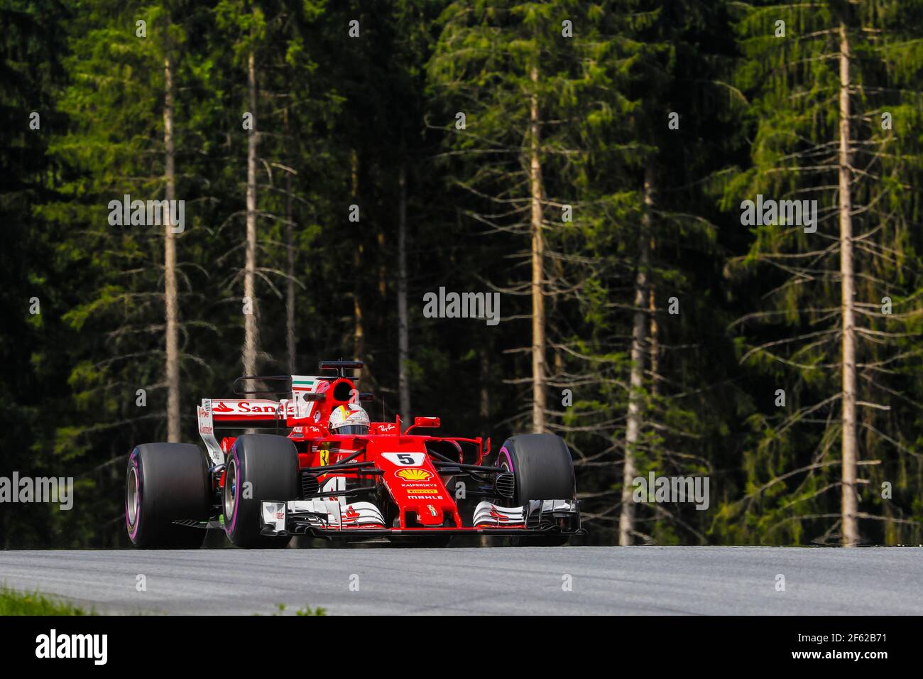 05 VETTEL Sebastian (ger) Ferrari SF70-H team scuderia Ferrari, action ...