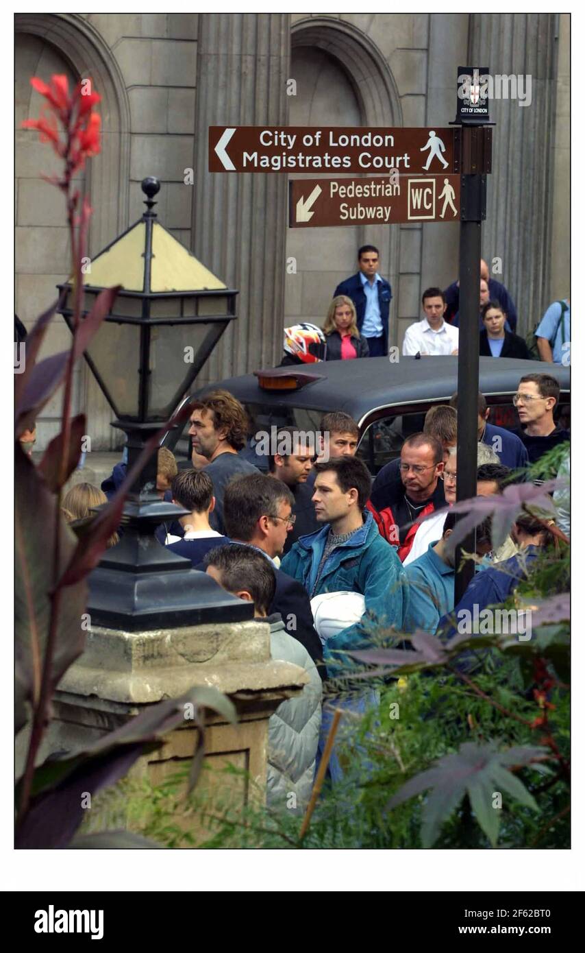 Three min silence at 11 am outside the Royal Exchange in the City of ...