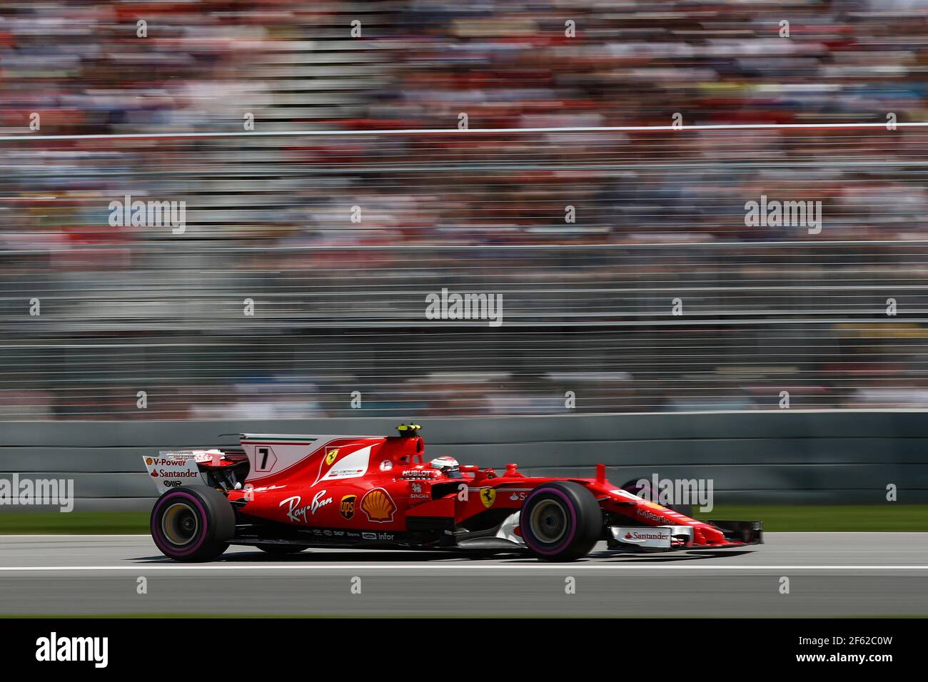 07 RAIKKONEN Kimi (fin) Ferrari SF70-H team scuderia Ferrari, action ...