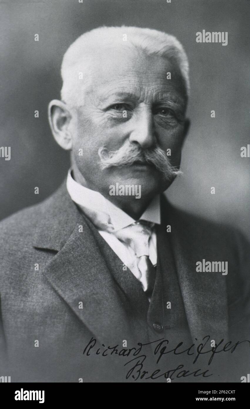 Richard Pfeiffer, German Bacteriologist Stock Photo - Alamy