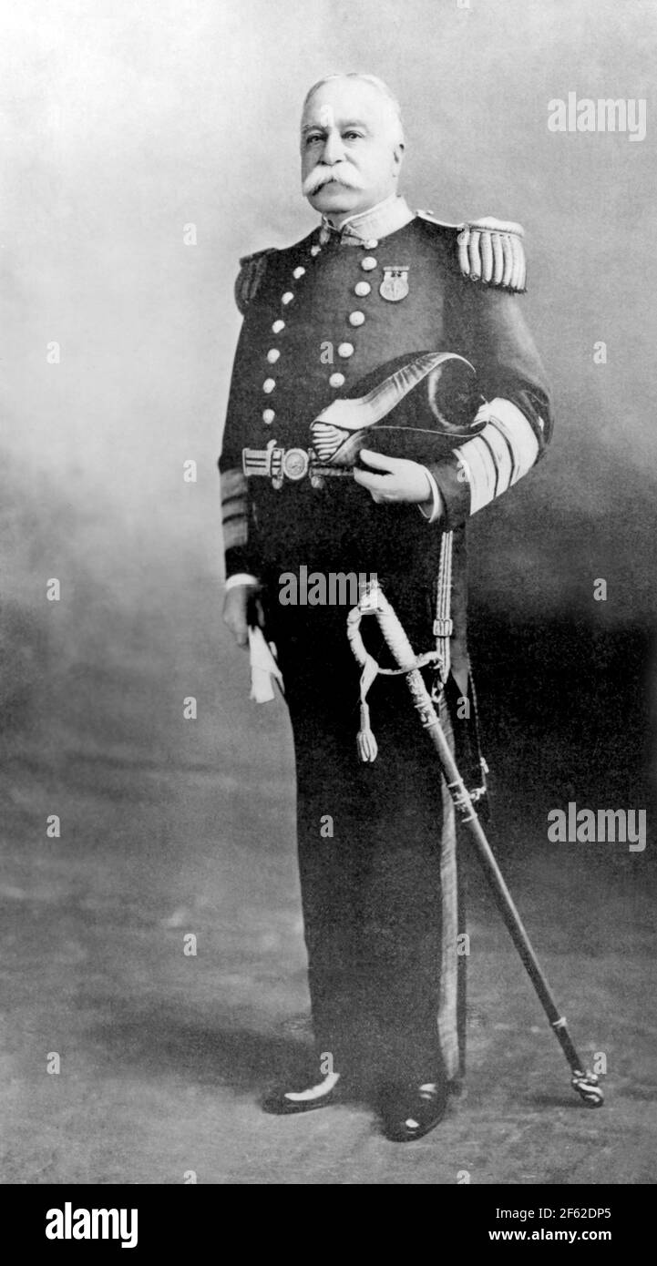 George Dewey, American Naval Hero Stock Photo - Alamy