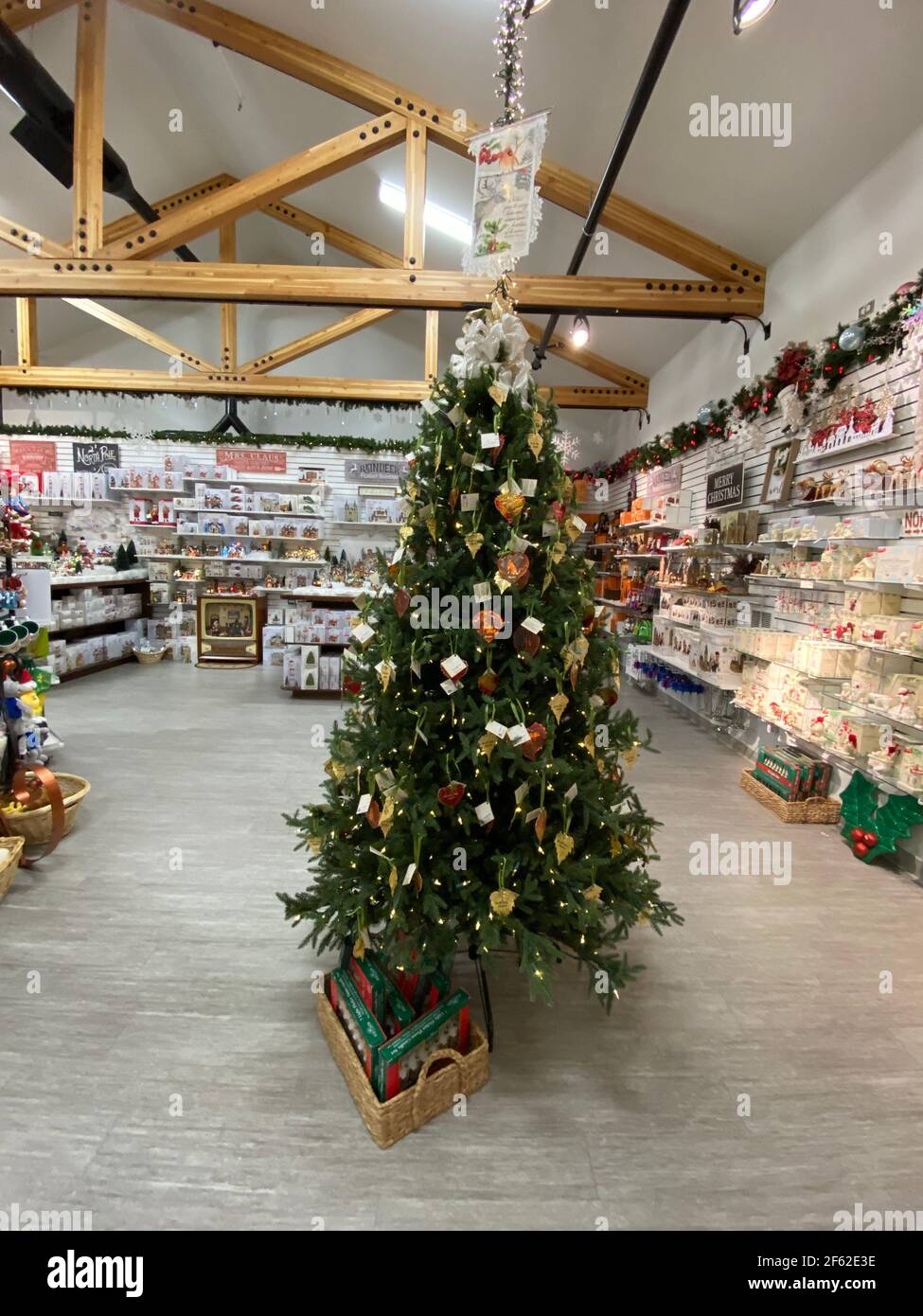 North Pole Alaska, Santa Store and Workshop, North Pole, Alaska, Monday ...