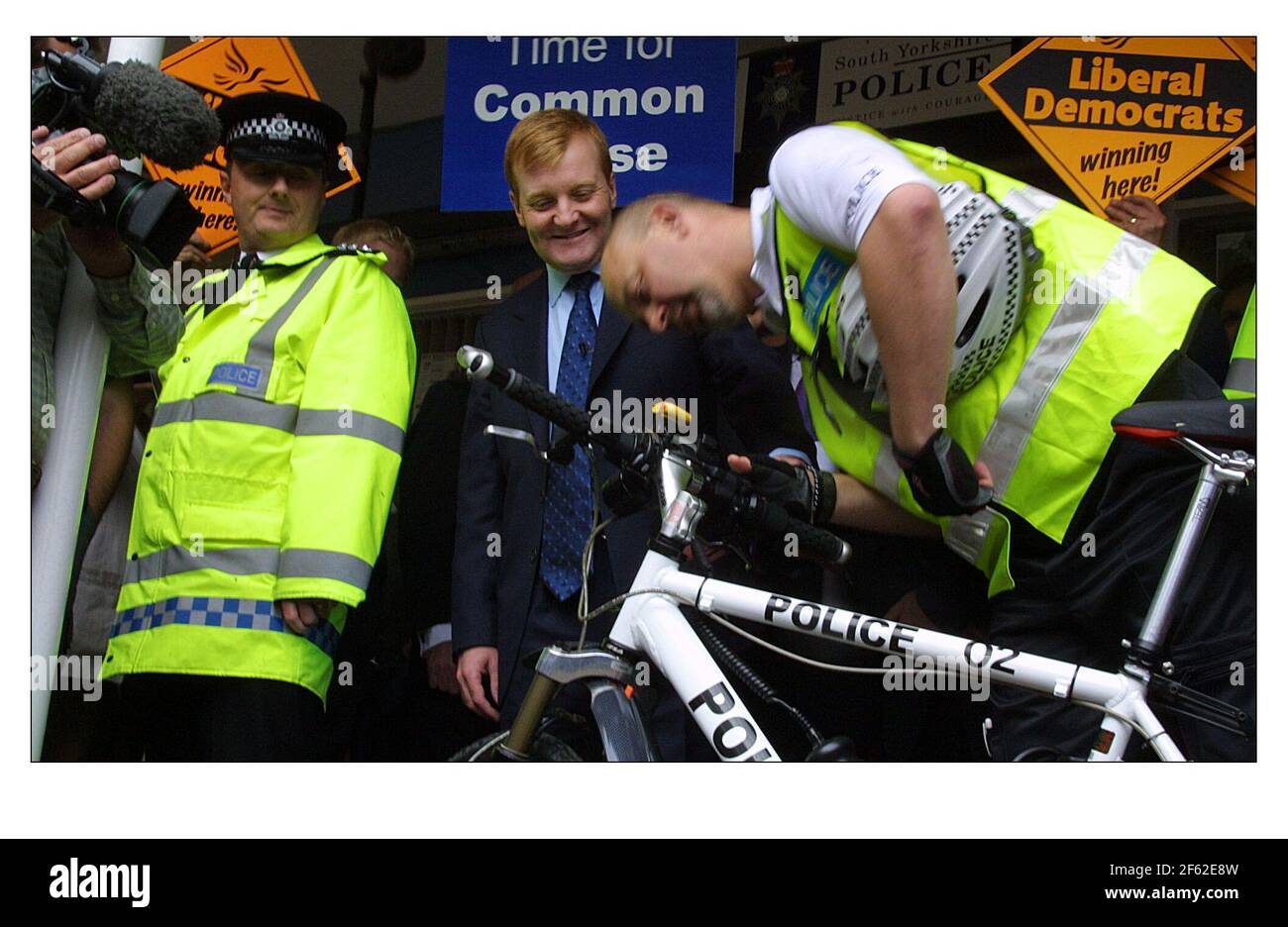 Charles Kenedy June 2001 visits the Fawcett St. Police Station in ...