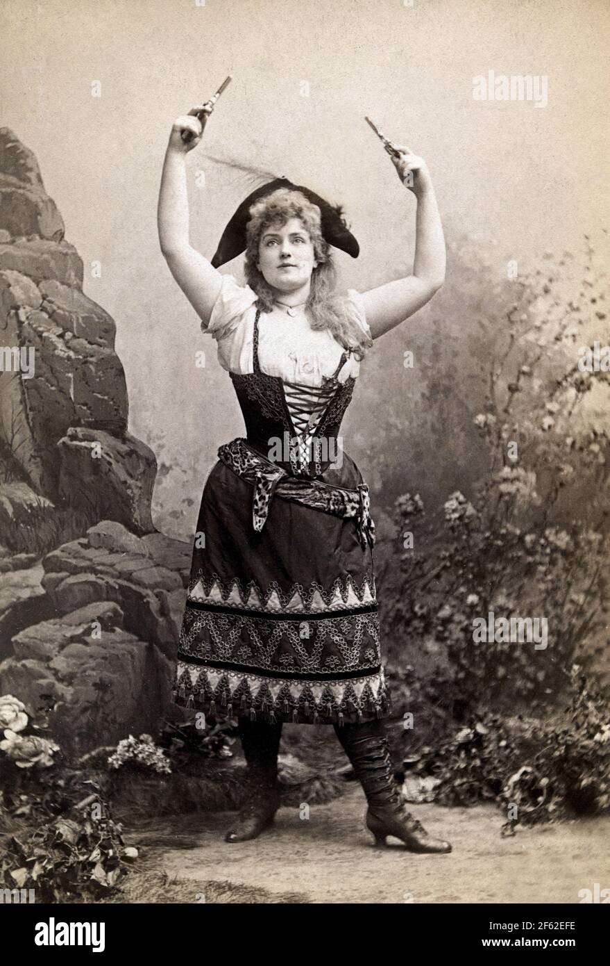 Lillian Russell, American Entertainer Stock Photo - Alamy