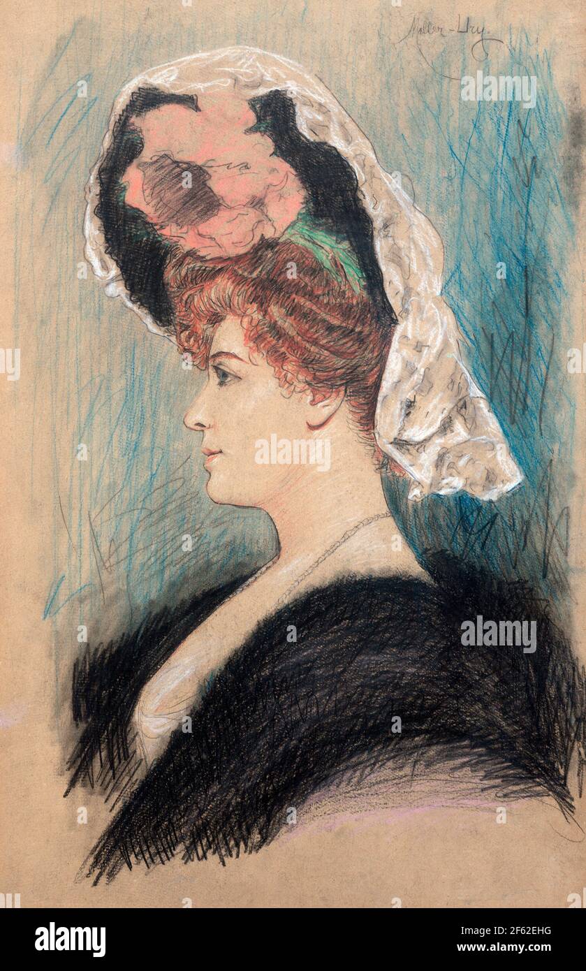 Lillian Russell, American Entertainer Stock Photo - Alamy