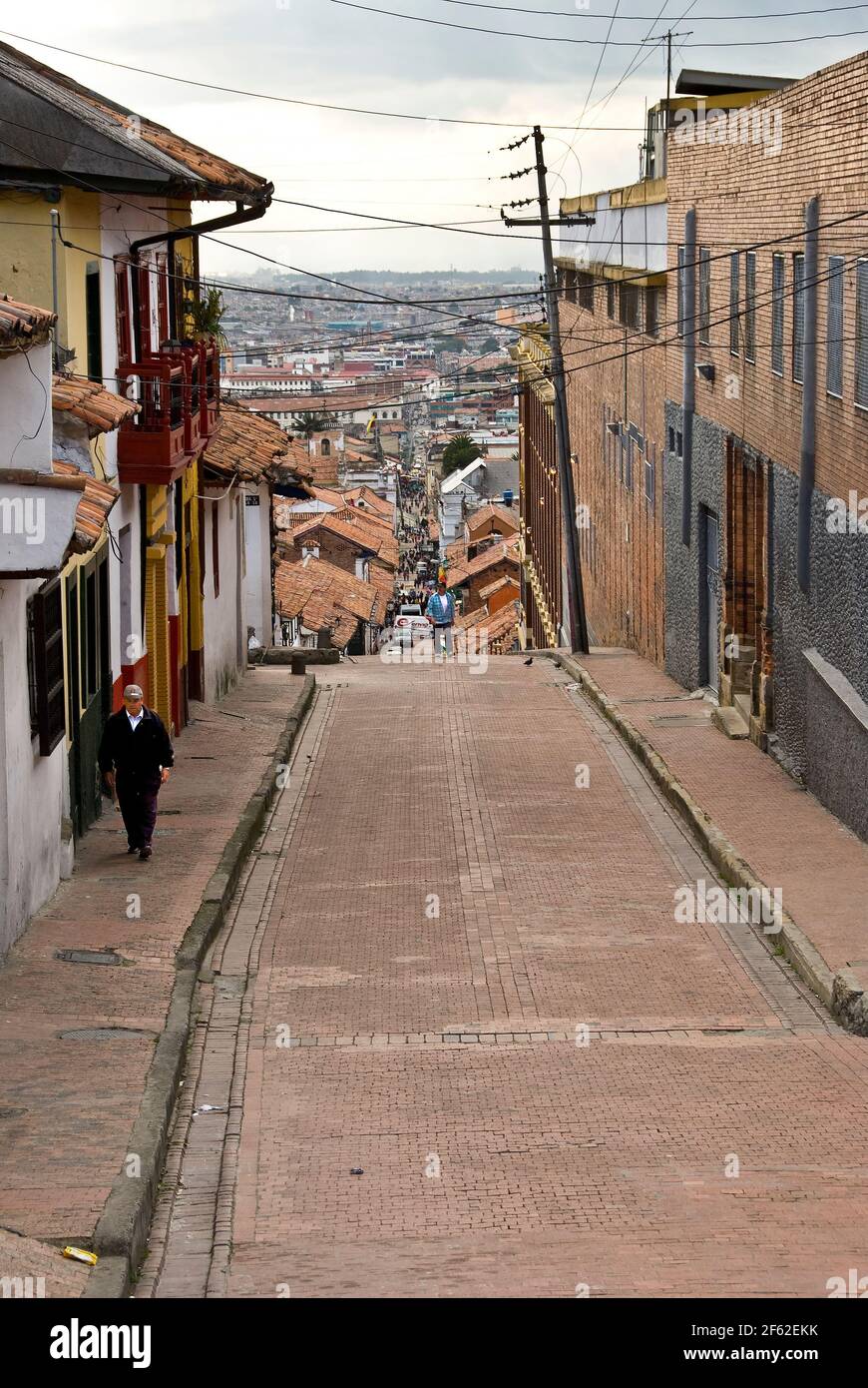 Street in Bogota, Columbia, South America Stock Photo - Alamy