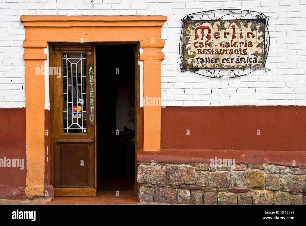Merlin Cafe, Bogota, Columbia, South America Stock Photo - Alamy