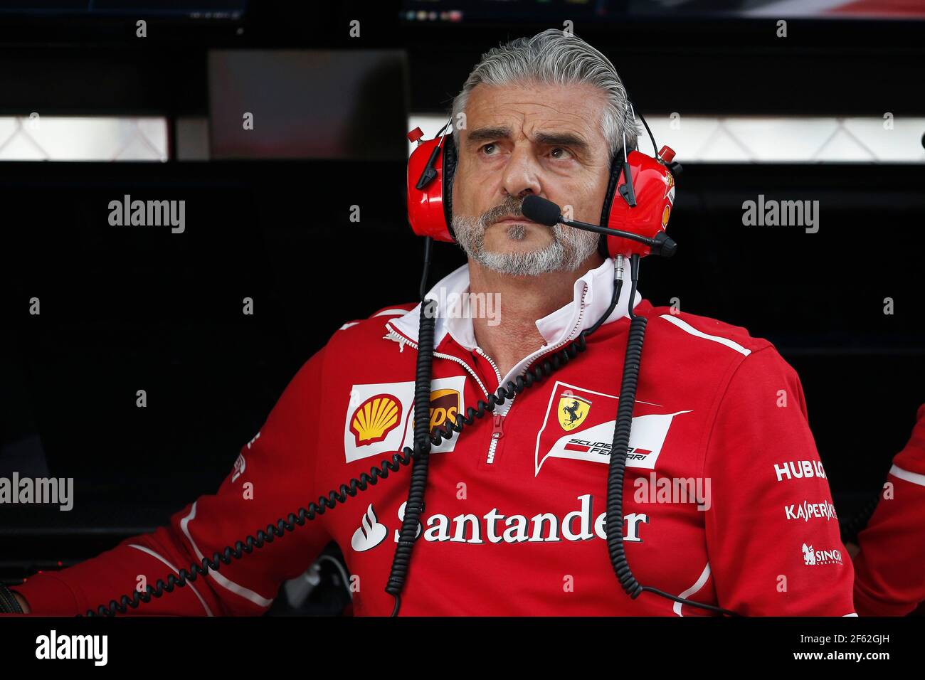 ARRIVABENE Maurizio scuderia Ferrari team principal directeur ambiance ...