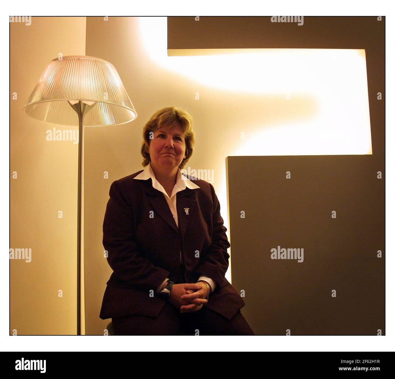 Sandy Toksvig July 2001 Author and Comedian Stock Photo - Alamy