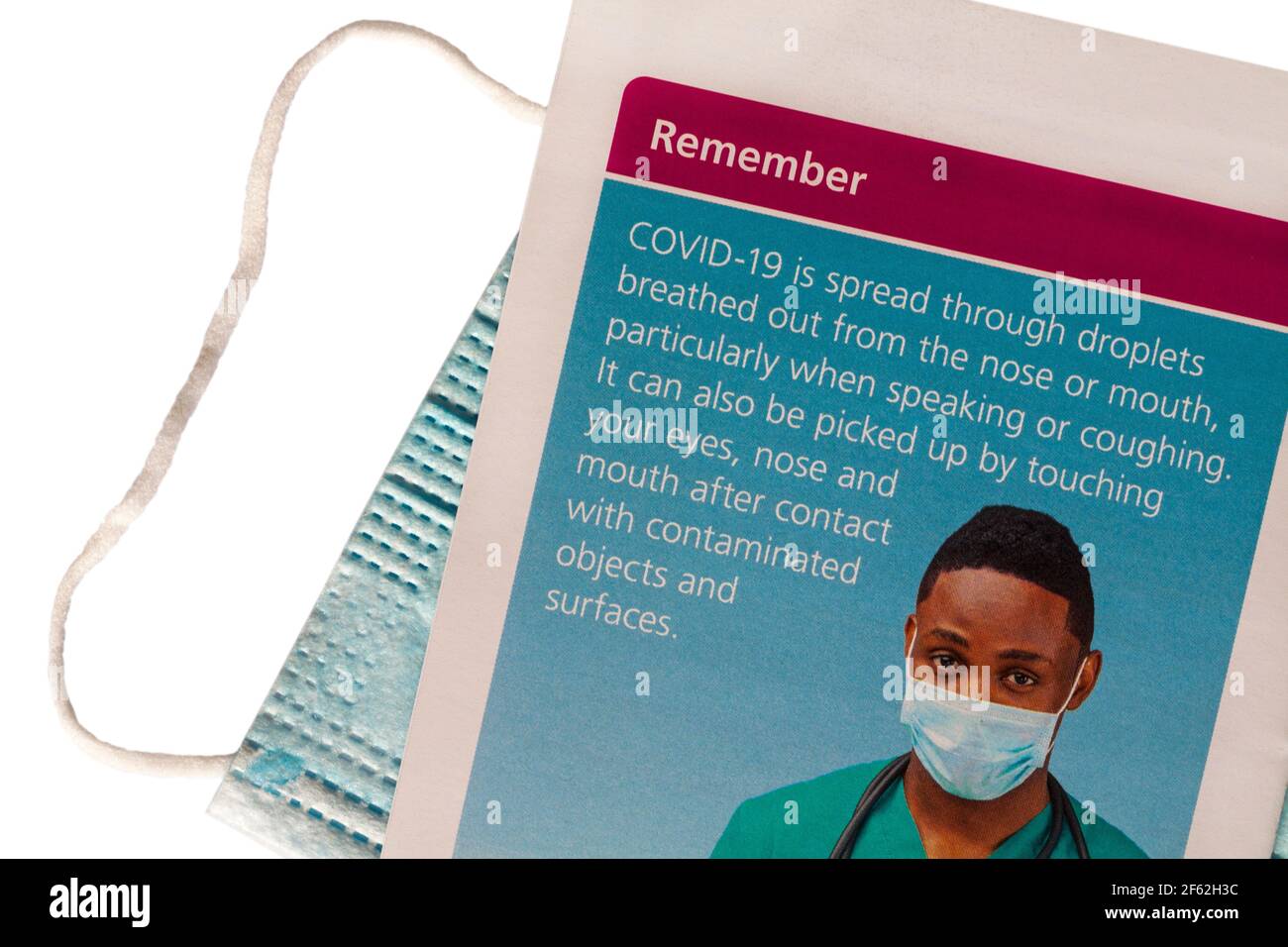 After contact with contaminated objects and surfaces hi-res stock ...