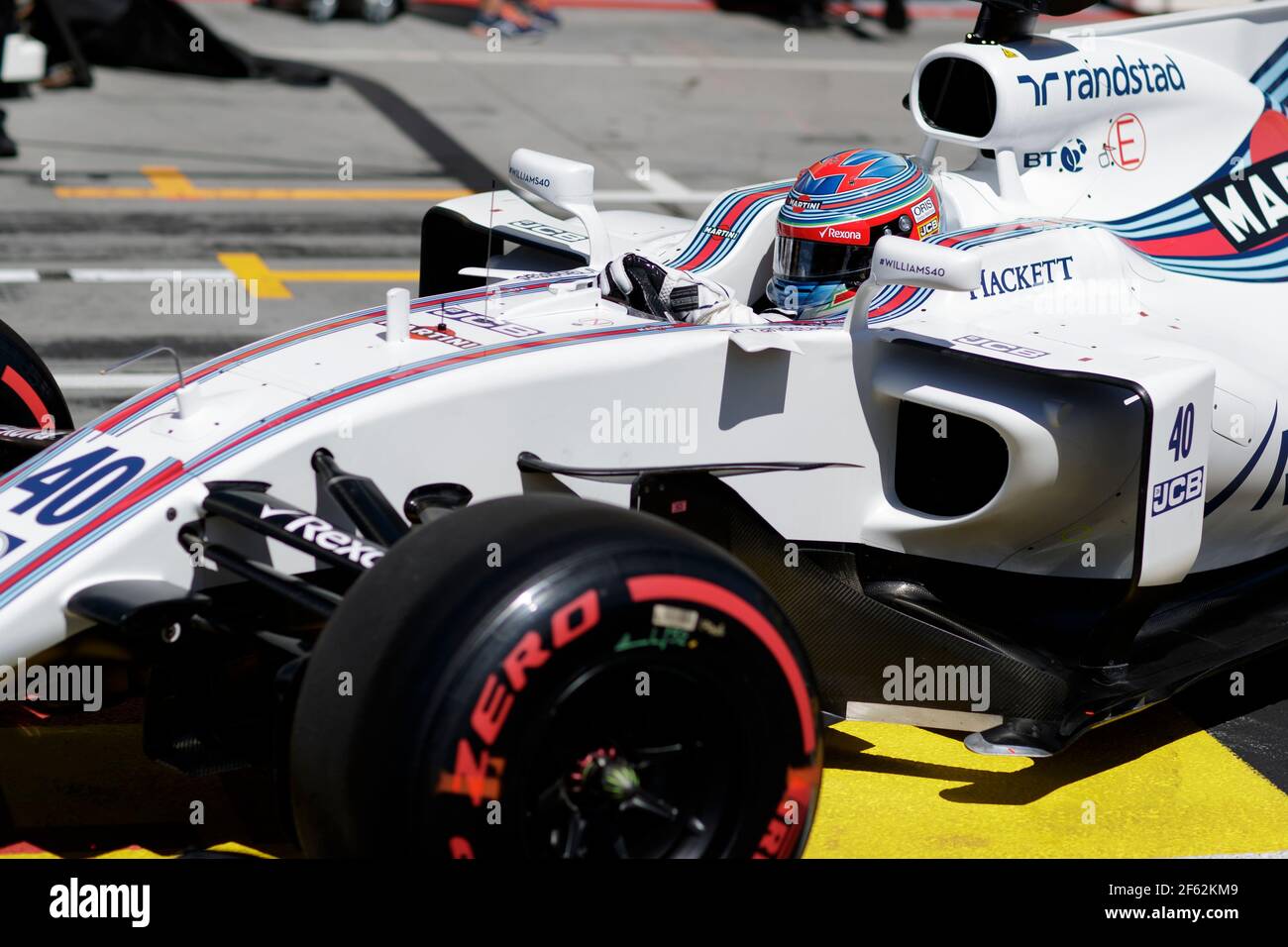 DI RESTA Paul test driver Williams F1 Mercedes FW40 ACTION during the ...