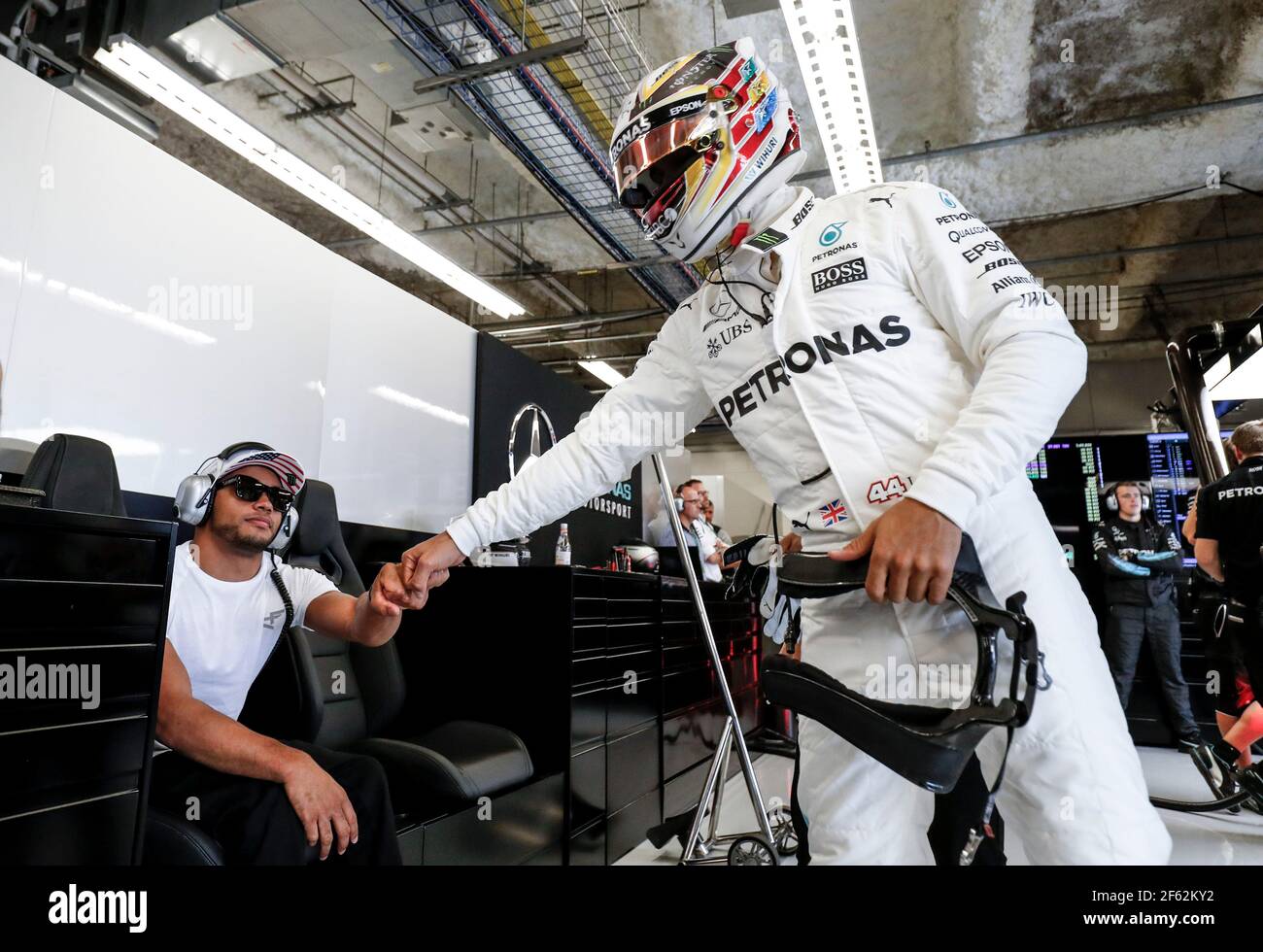 Brother of lewis hamilton hi-res stock photography and images - Alamy