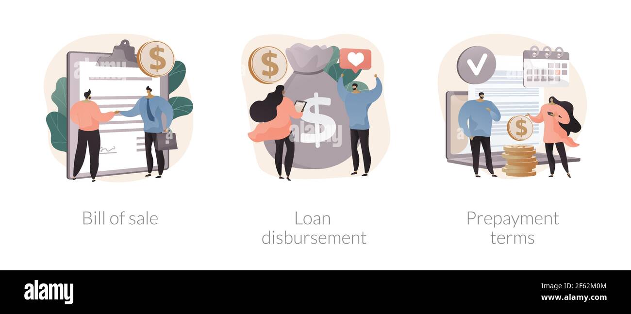 Banking documents abstract concept vector illustrations Stock Vector ...