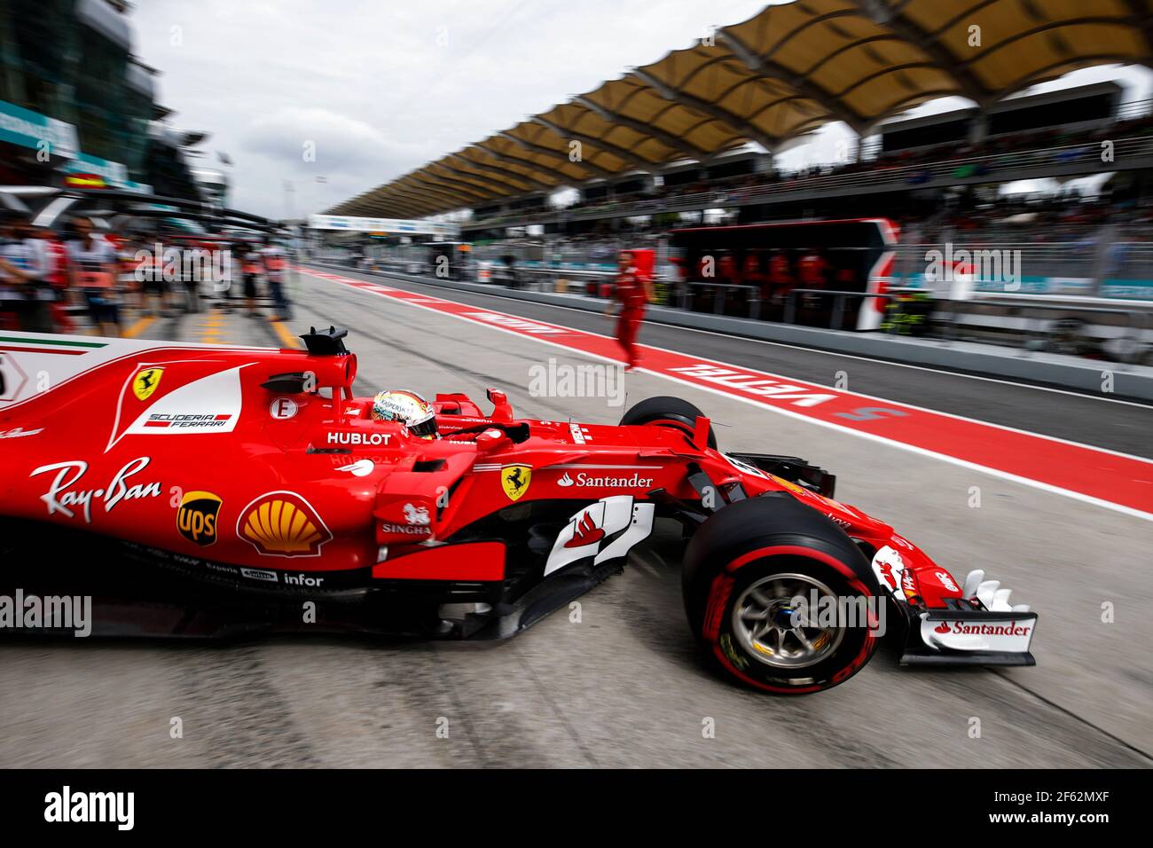 VETTEL Sebastian (ger) Ferrari SF70-H team scuderia Ferrari, action ...