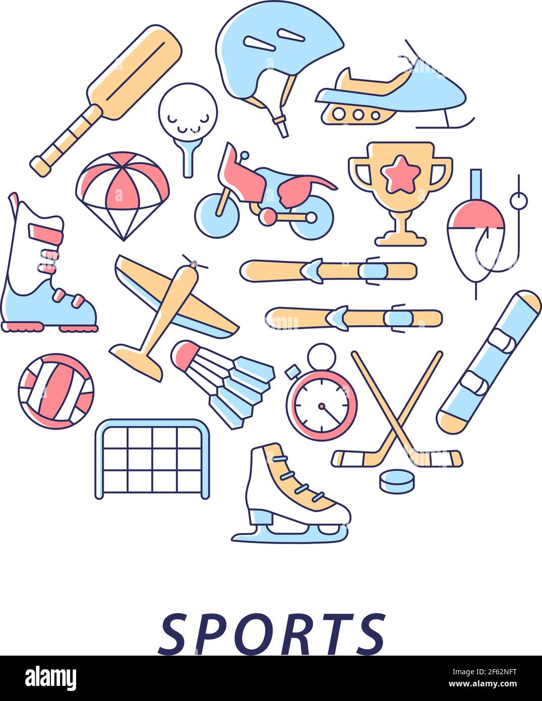 Sports training complex Stock Vector Images - Alamy