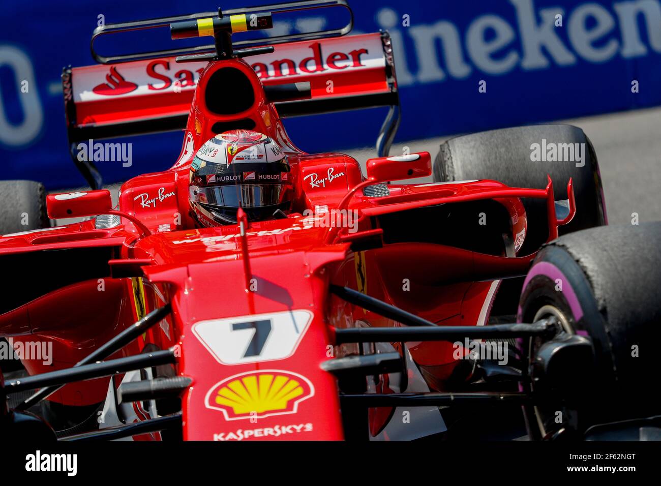 07 RAIKKONEN Kimi (fin) Ferrari SF70-H team scuderia Ferrari, action ...