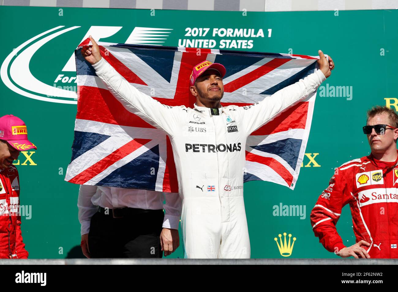 2017 hamilton austin podium hi-res stock photography and images - Alamy