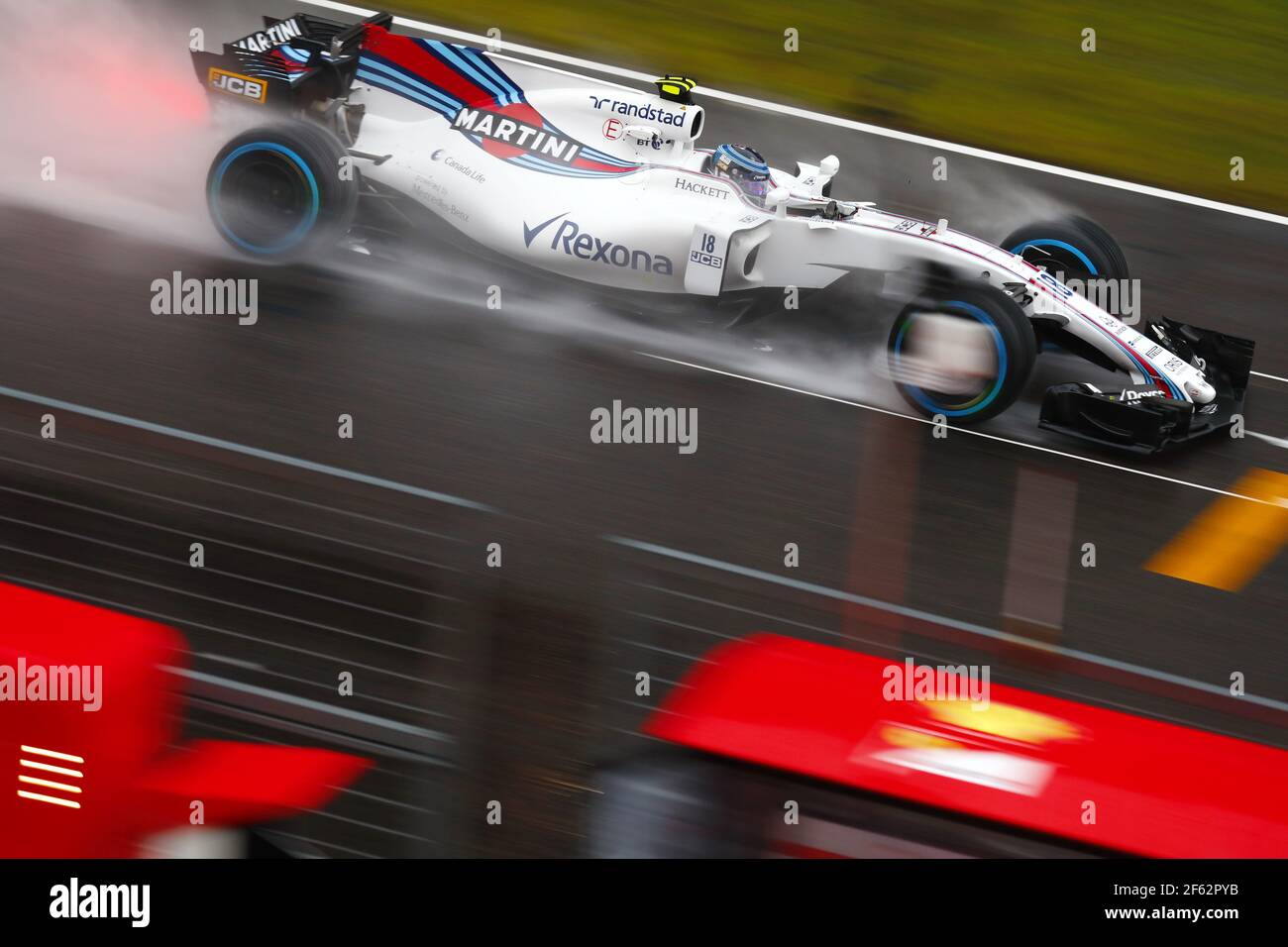 18 STROLL Lance (can) Williams F1 Mercedes FW40, action during the 2017 ...