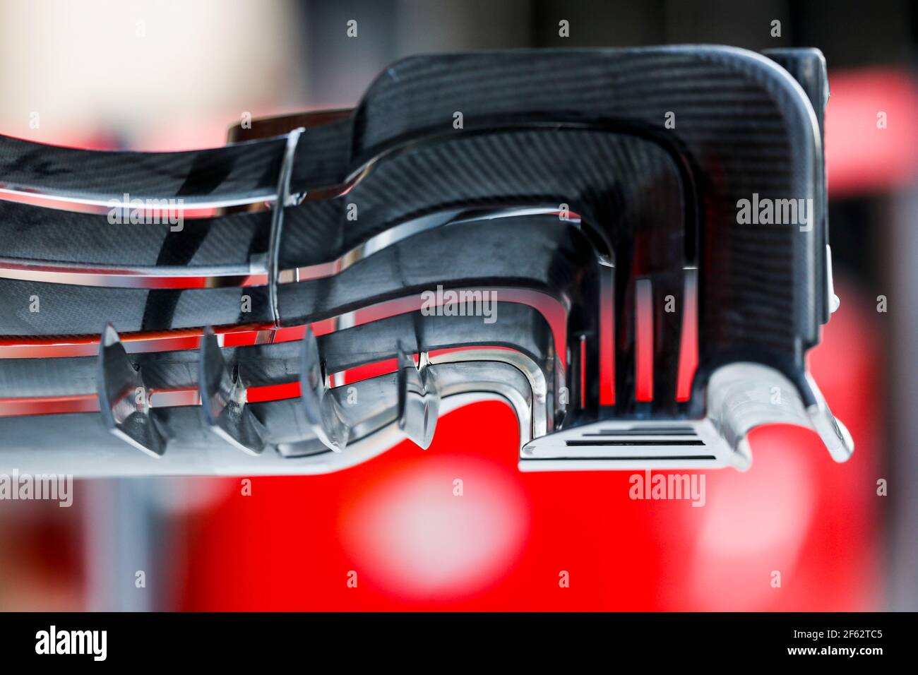 Ferrari SF70-H team scuderia Ferrari, front wing details during the ...
