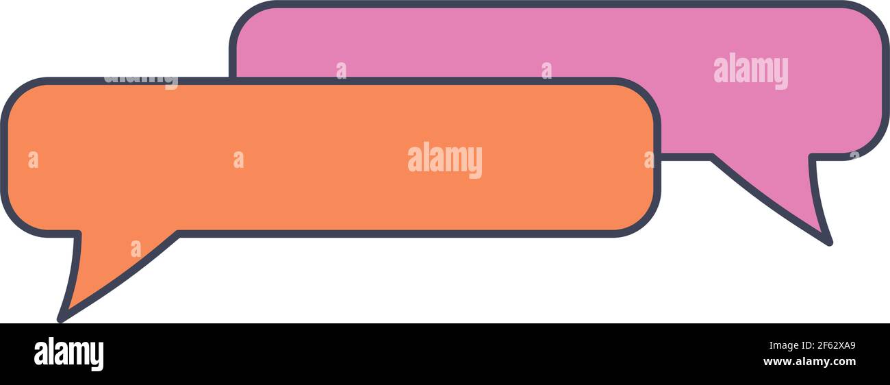 text message bubbles Stock Vector Image & Art - Alamy