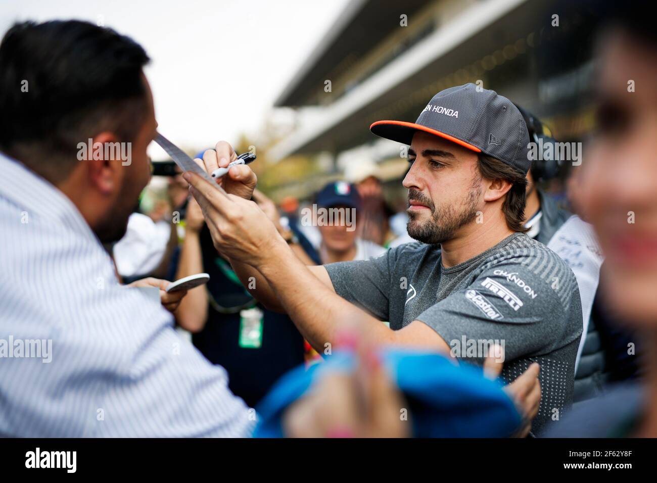 ALONSO Fernando (spa) McLaren Honda MCL32, portrait during the 2017 ...