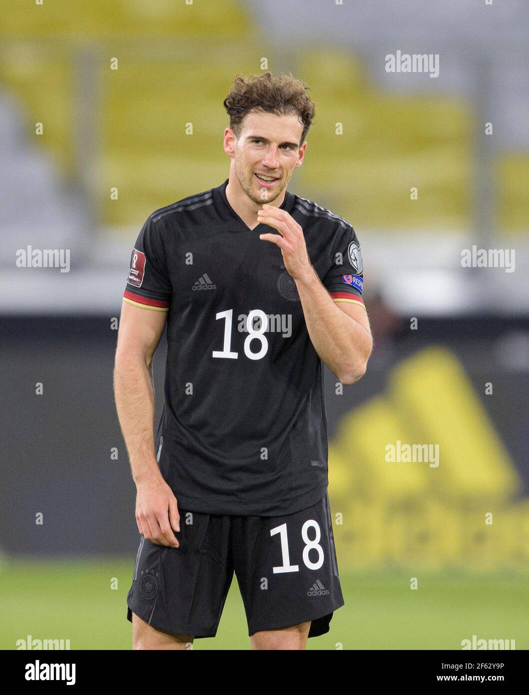 Leon GORETZKA (GER) gesture, gesture, Fußball Laenderspiel, WM ...