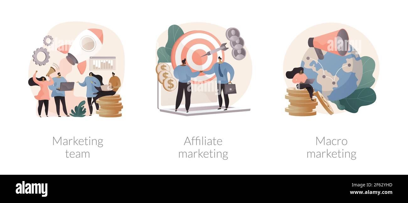 Global marketing strategy abstract concept vector illustrations Stock ...