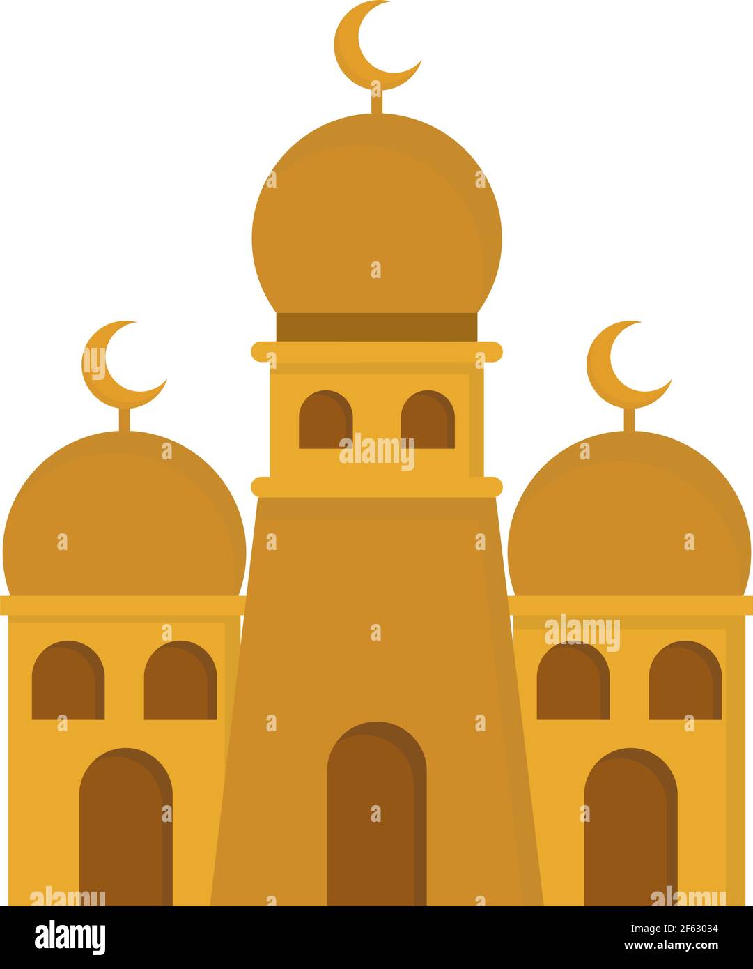 arabic golden buildings Stock Vector Image & Art - Alamy