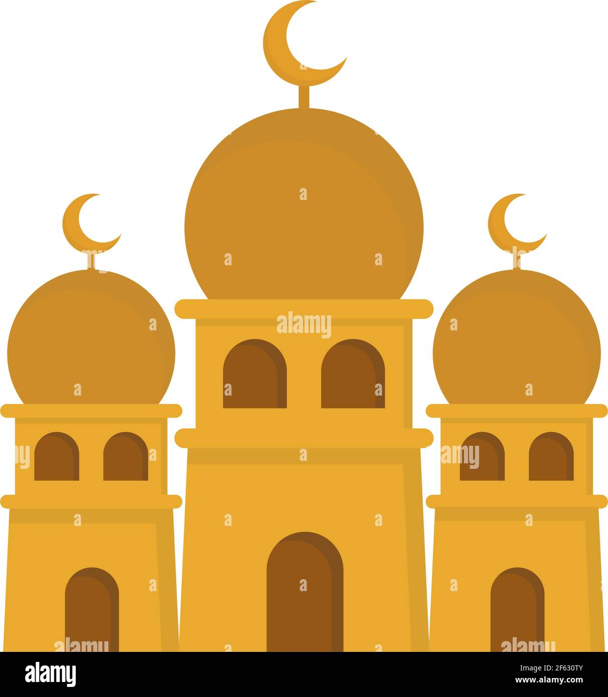 golden buildings icon Stock Vector Image & Art - Alamy