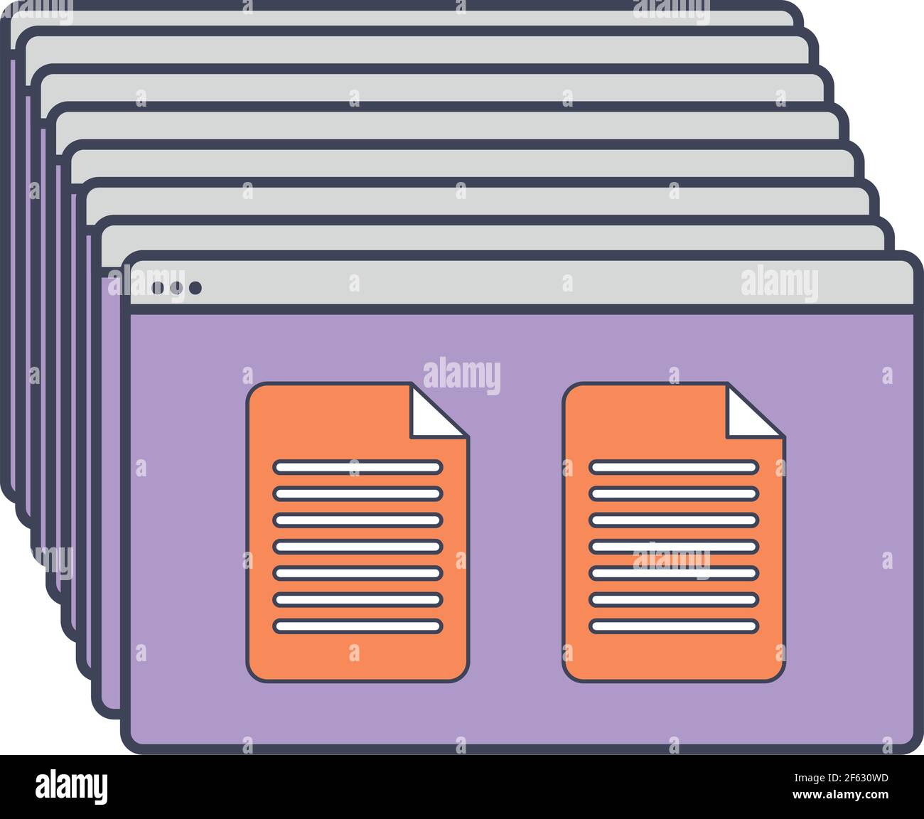 violet web pages Stock Vector Image & Art - Alamy