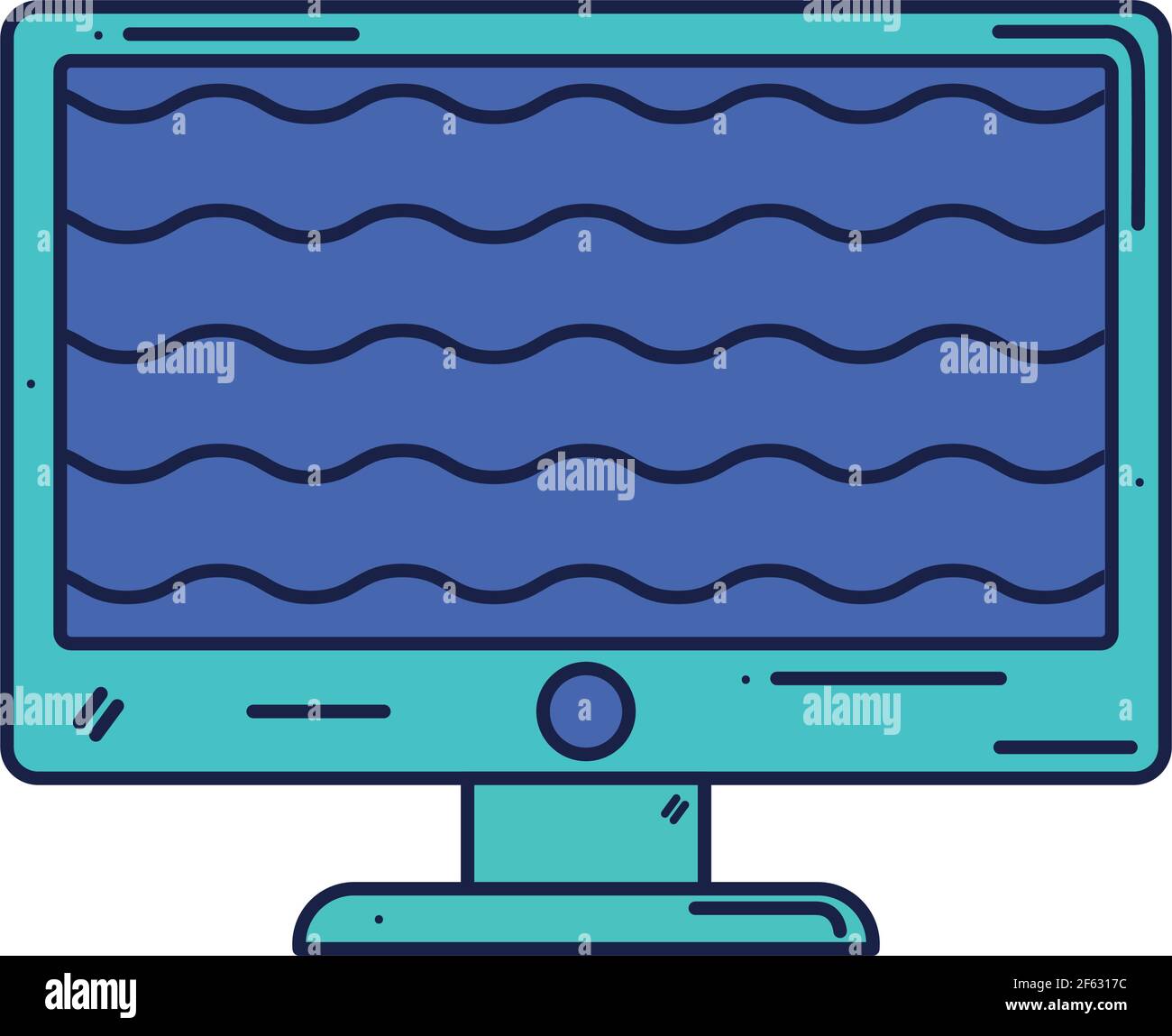 desktop computer isolated Stock Vector Image & Art - Alamy