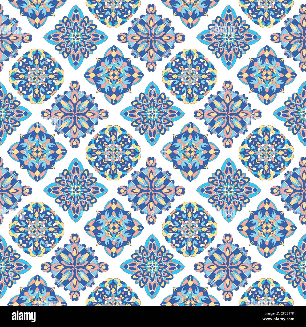 Abstract modern pattern, outline hand drawn style Stock Vector Image ...