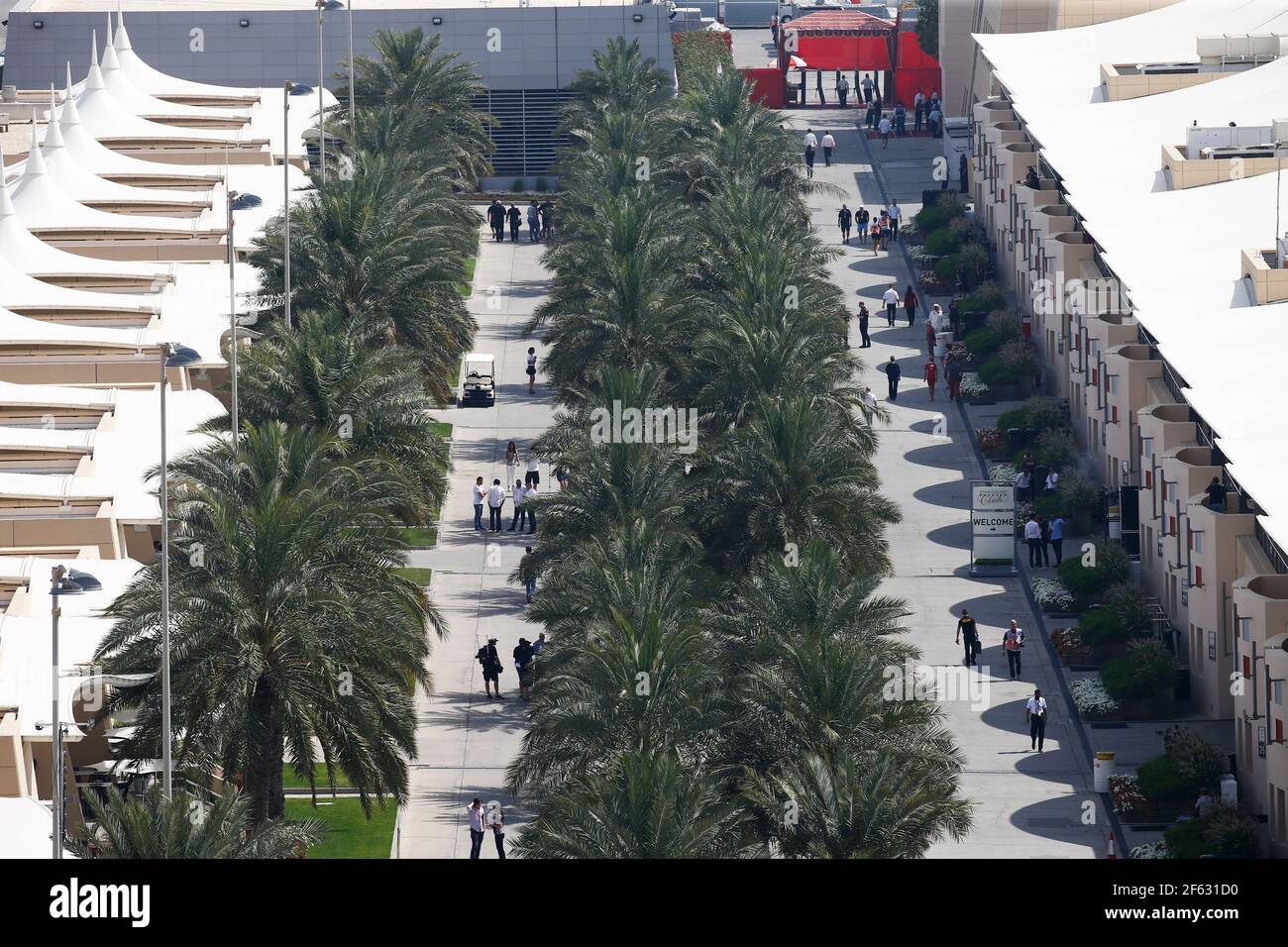Paddock ambiance during 2017 Formula 1 FIA world championship, Bahrain ...