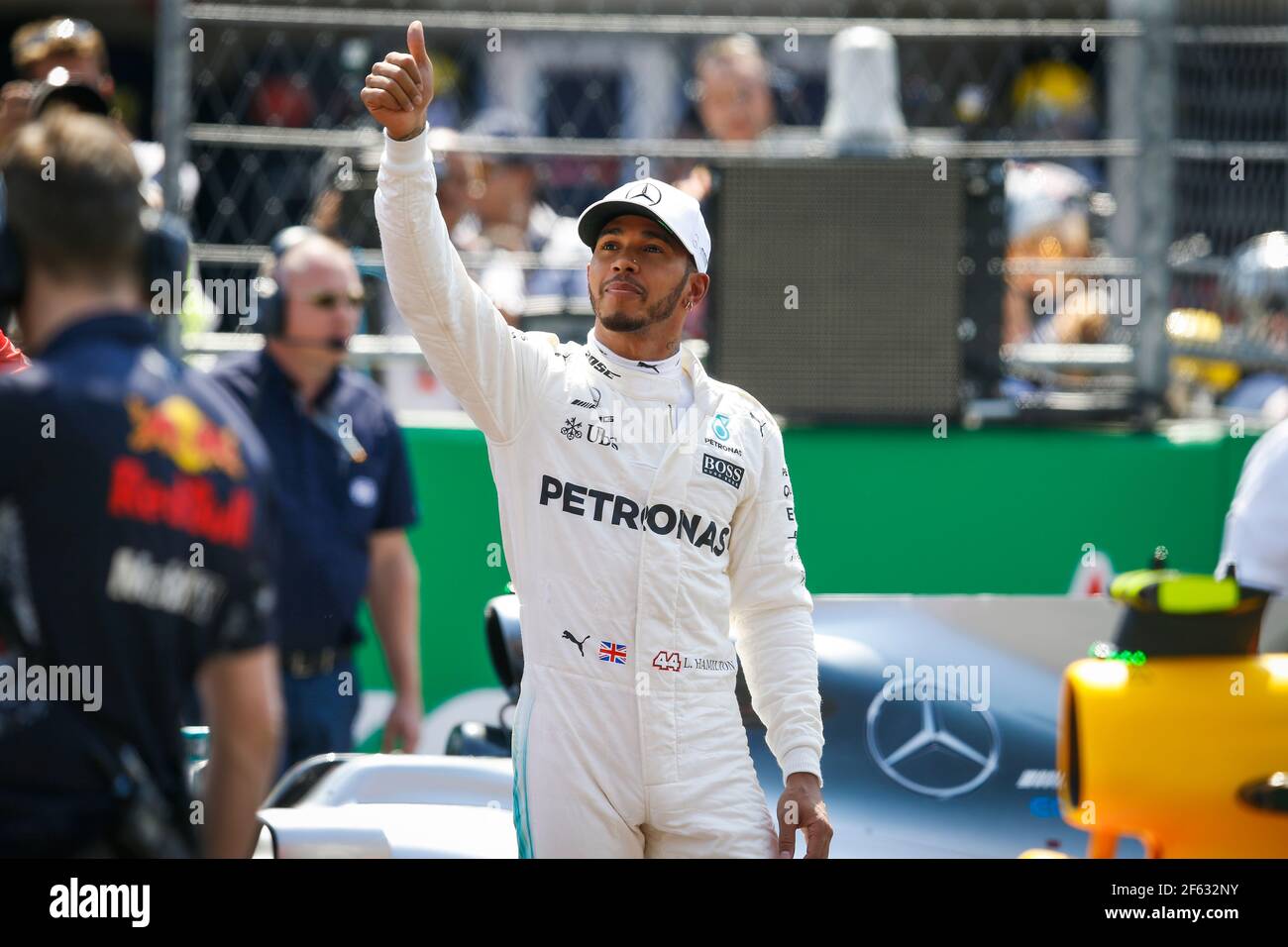 HAMILTON Lewis (gbr) Mercedes W08 Hybrid EQ Power+ team Mercedes GP ...