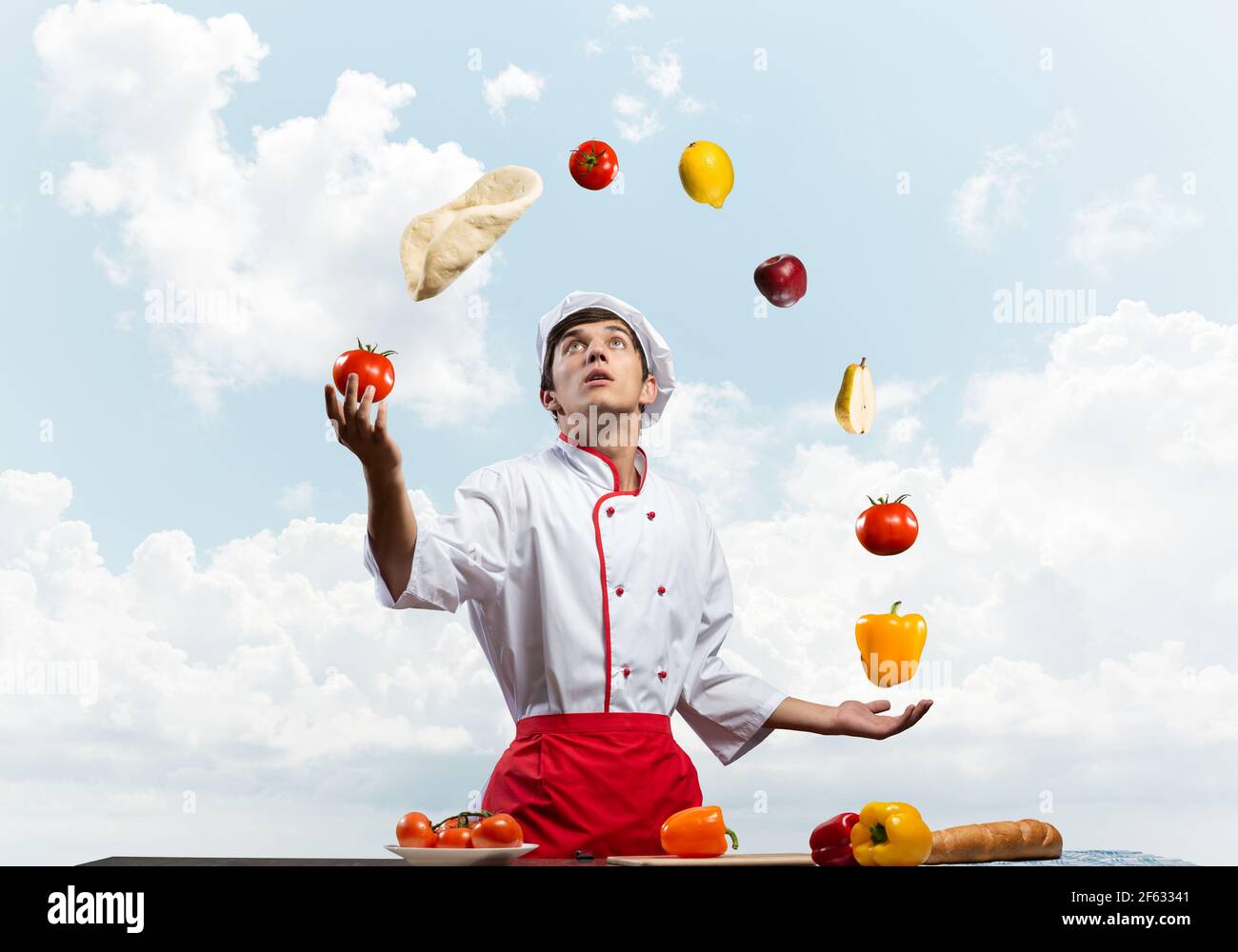 Juggler Man Food High Resolution Stock Photography and Images - Alamy