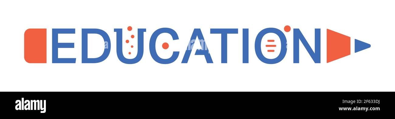 education word. education and pencil concept Stock Vector Image & Art ...