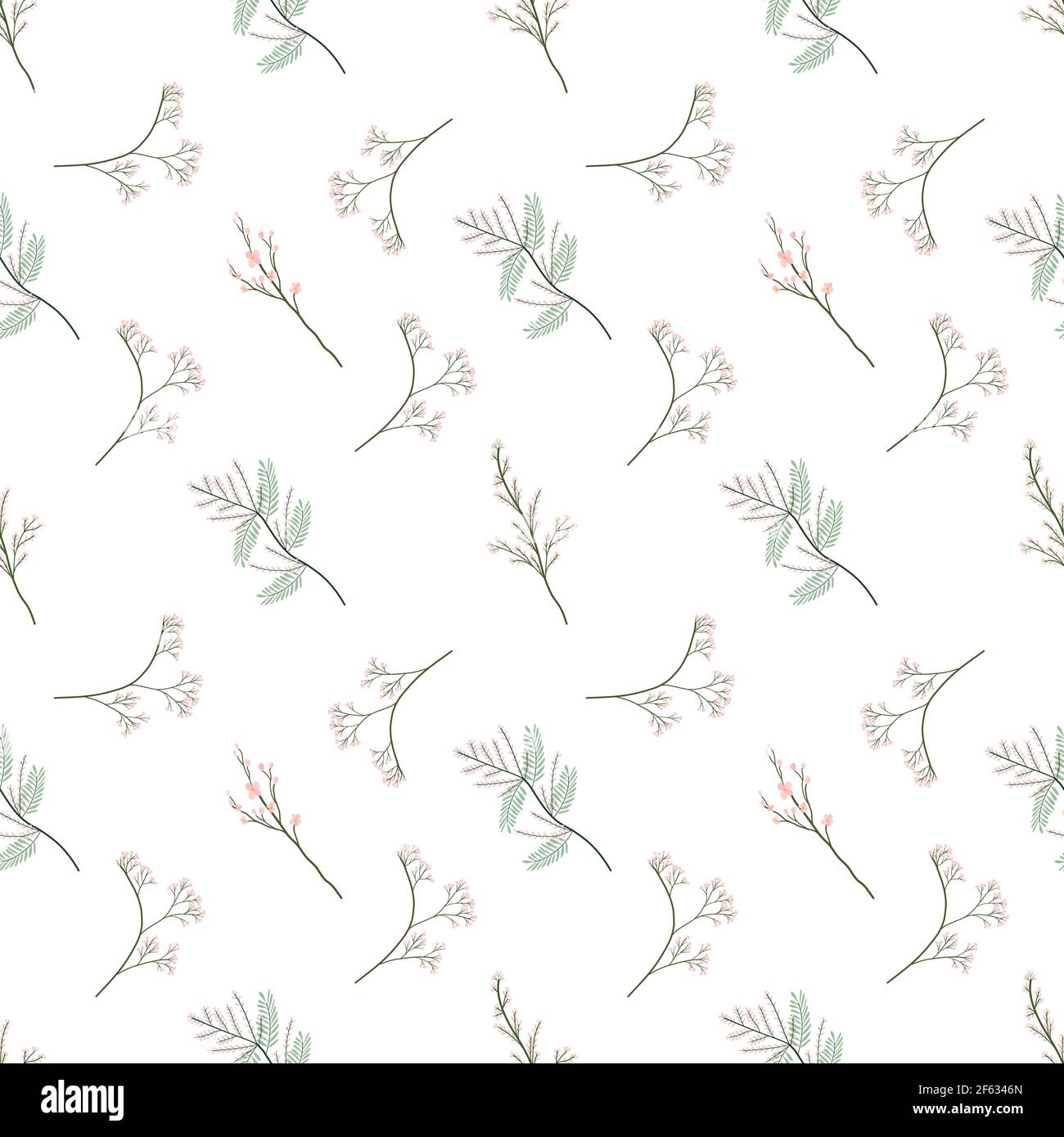Spring flowers seamless pattern for fabric and textile Stock Vector ...