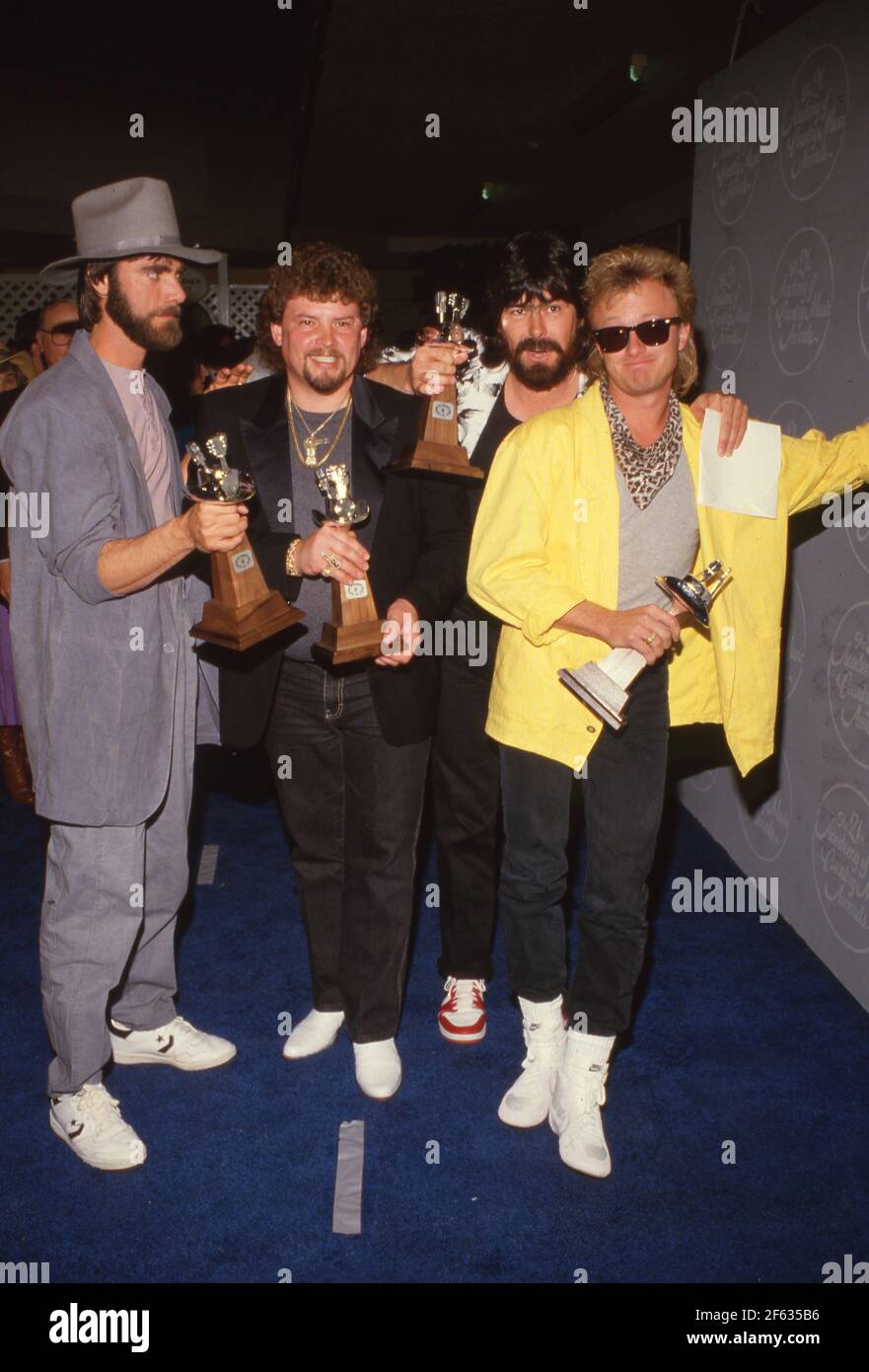 BUENA PARK,CA - APRIL 14: Country music group Alabama attends the 21st ...