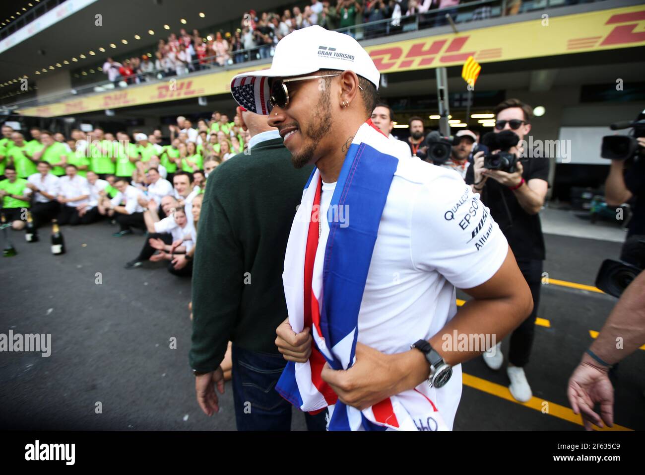 HAMILTON Lewis (gbr) Mercedes W08 Hybrid EQ Power+ team Mercedes GP ...