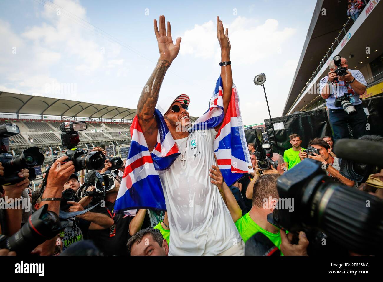 HAMILTON Lewis (gbr) Mercedes W08 Hybrid EQ Power+ team Mercedes GP ...