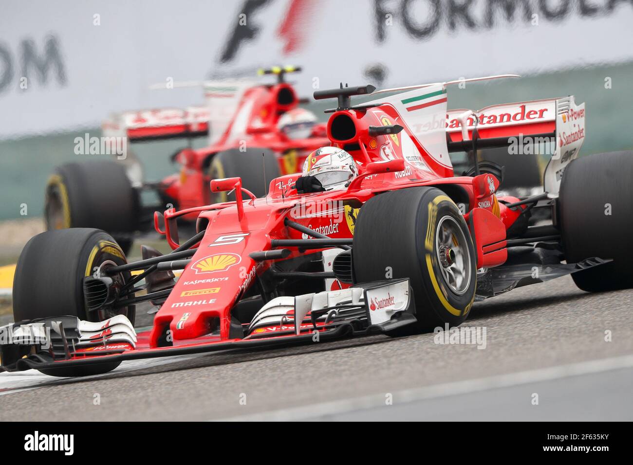 VETTEL Sebastian (ger) Ferrari SF70-H team scuderia Ferrari action ...