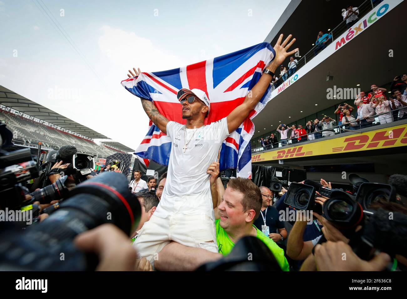 HAMILTON Lewis (gbr) Mercedes W08 Hybrid EQ Power+ team Mercedes GP ...