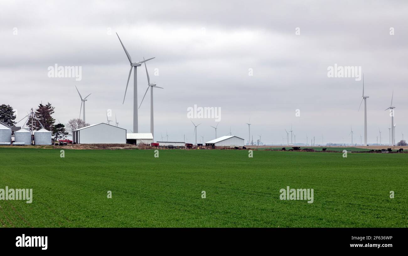Tall wind turbines hi-res stock photography and images - Alamy