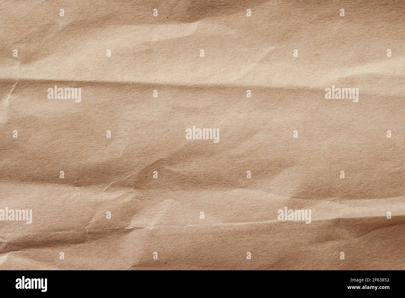 Crumpled paper with wrinkles, ecological or craft paper, surface ...