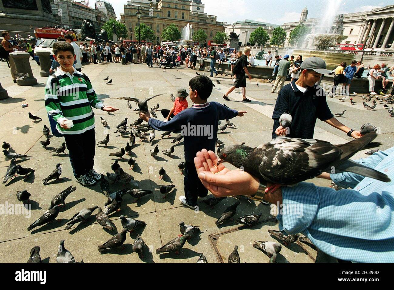 LONDON'S TRAFALGAR SQUARE OCTOBER 2000 Stock Photo - Alamy