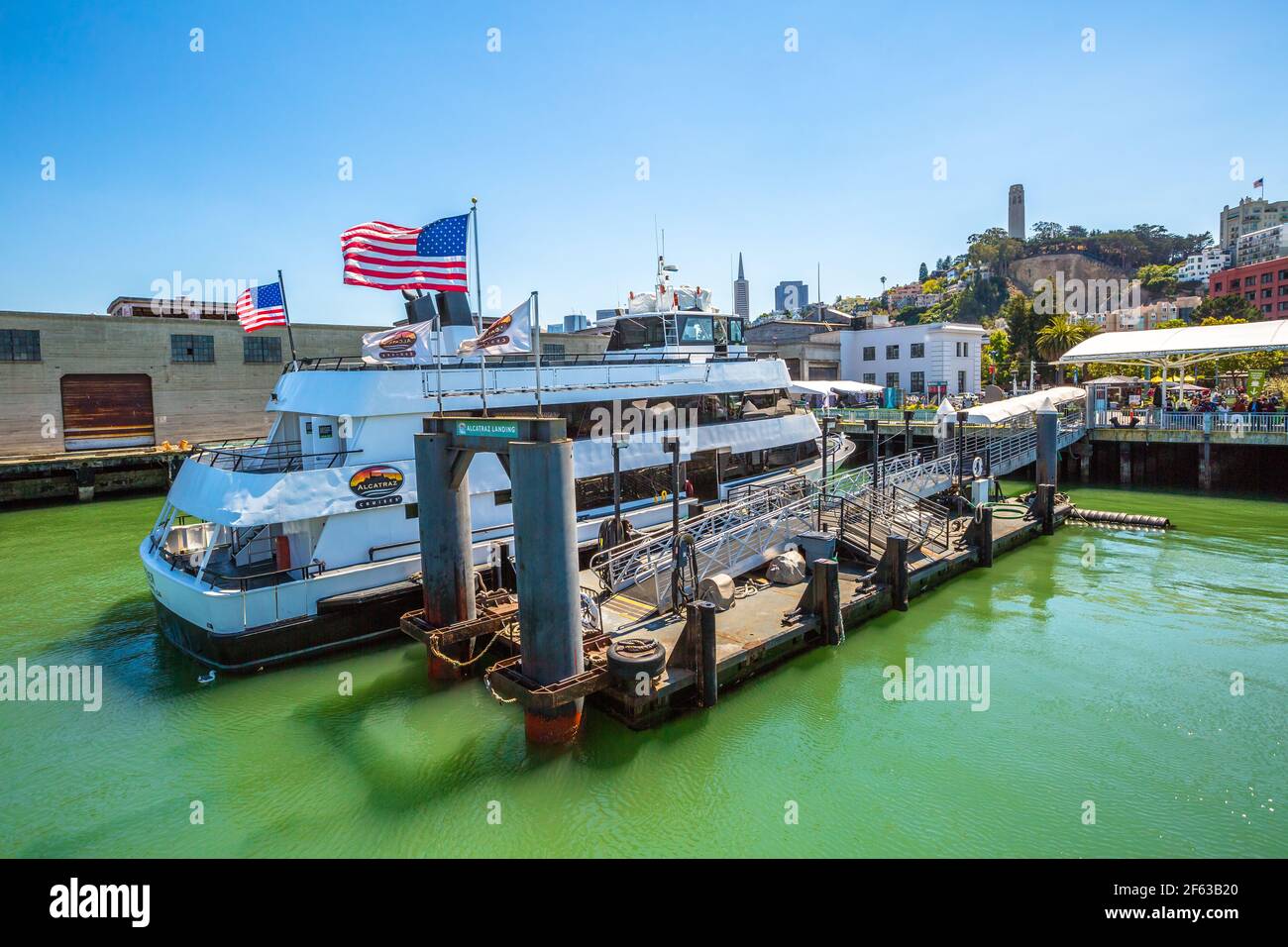 Alcatraz landing hi-res stock photography and images - Alamy